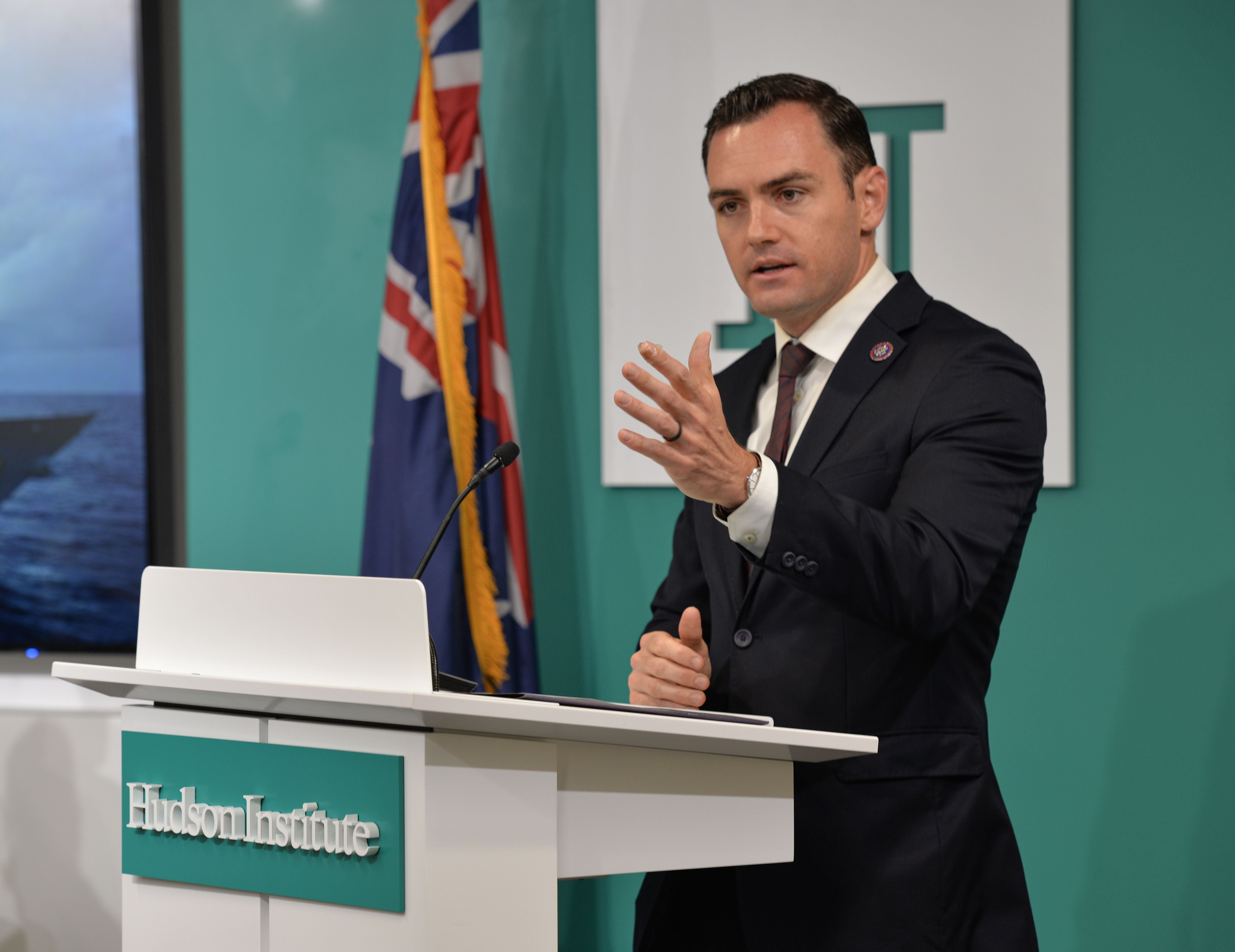 Rep. Mike Gallagher (WI-8) at Hudson Institute. | Hudson Institute