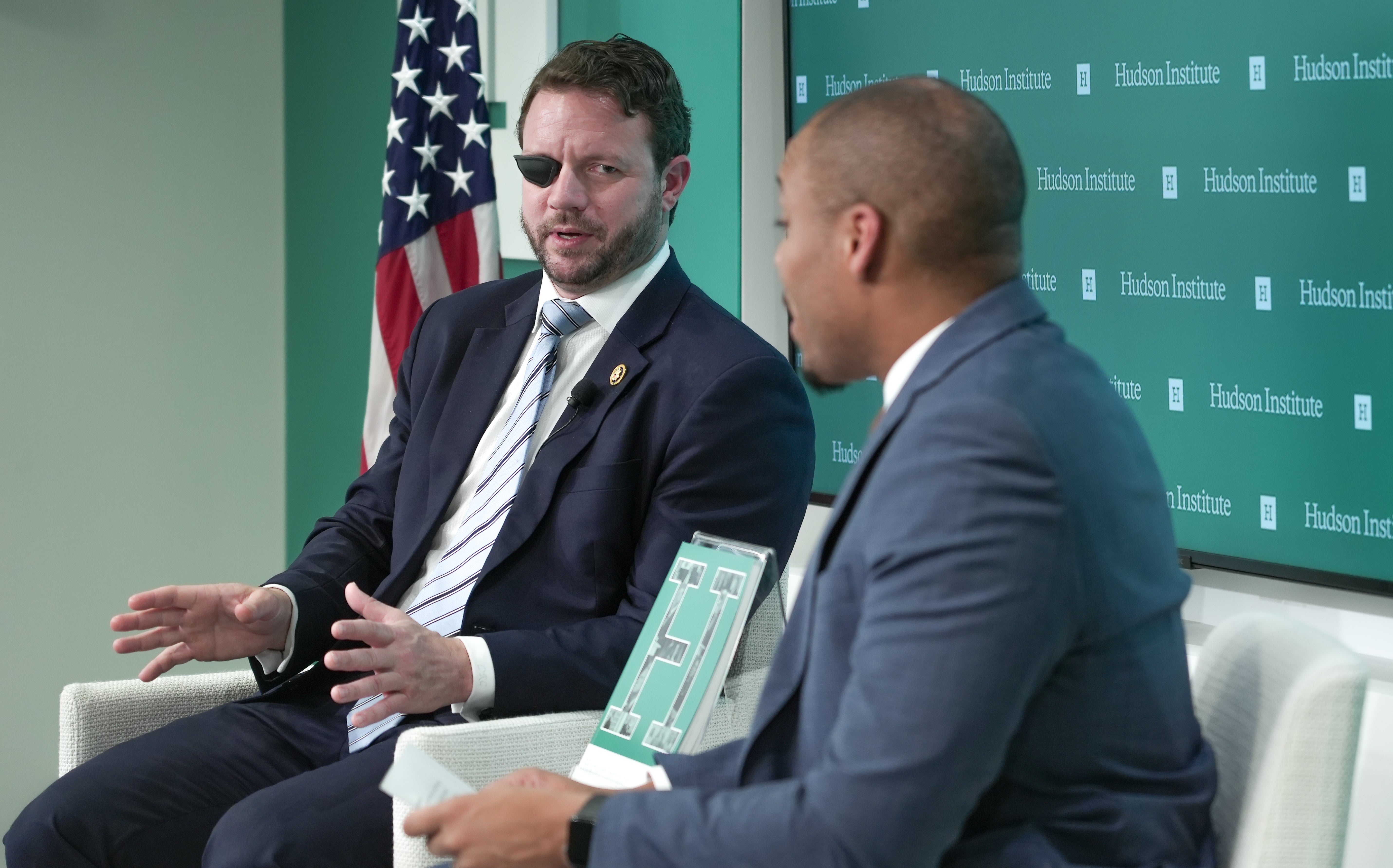 Representative Dan Crenshaw joined Hudson Media Fellow Jeremy Hunt for ...
