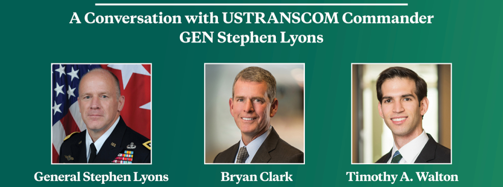 Virtual Event | A Conversation with USTRANSCOM Commander GEN Stephen ...