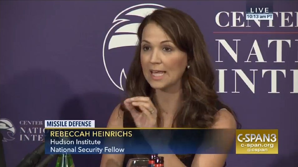 Rebeccah Heinrichs on the Future of Missile Defense | Hudson Institute