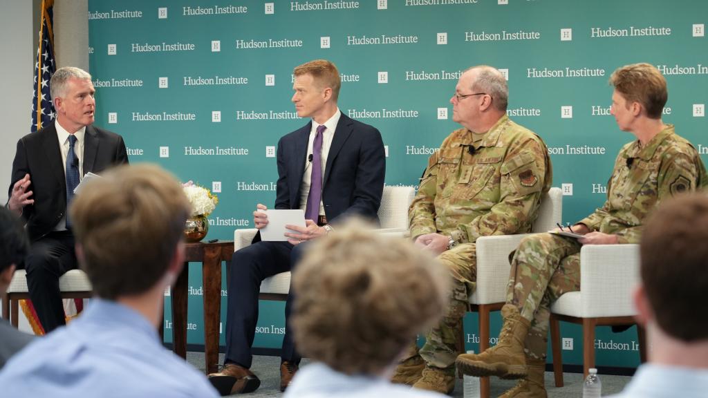 Lt. Gen. Richard Moore Jr. and Lt. Gen. Leah Lauderback spoke about the ...