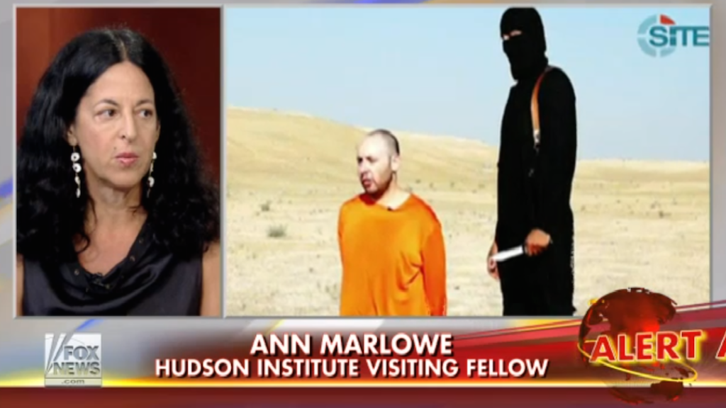 Ann Marlowe, Who Reported Alongside Sotloff, Reacts to Tragedy | Hudson ...