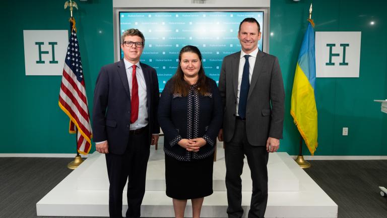 Ambassador of Ukraine to the United States Oksana Markova with Hudson ...