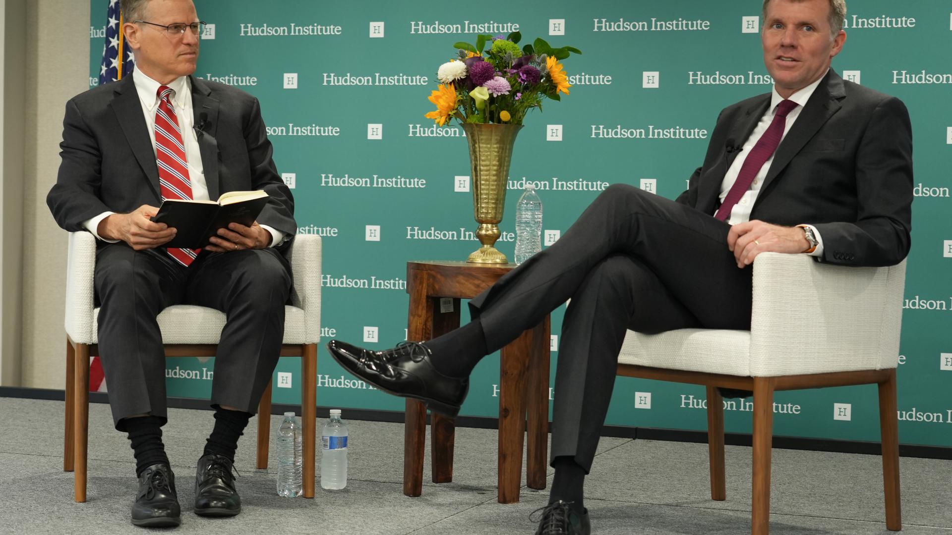 Ambassador Nathaniel Fick discussed the intersection of strategy ...