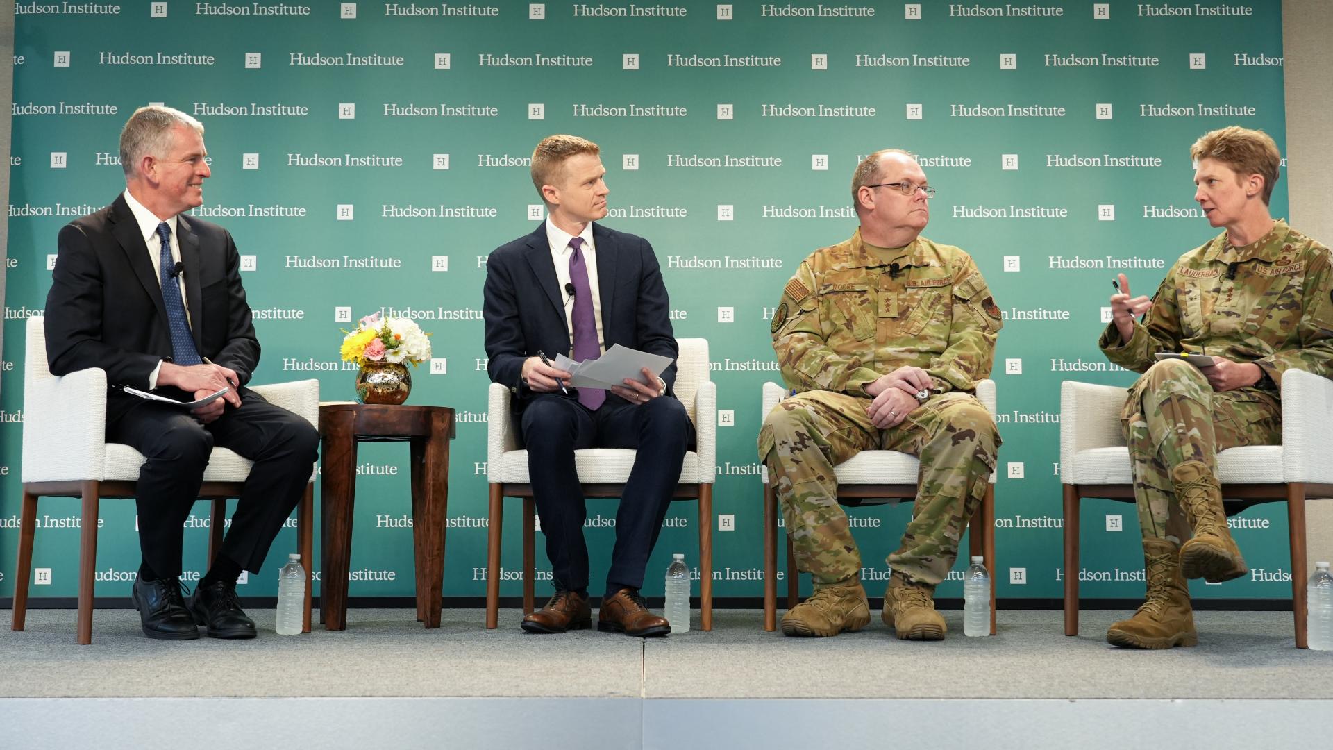 Lt. Gen. Richard Moore Jr. and Lt. Gen. Leah Lauderback spoke about the ...