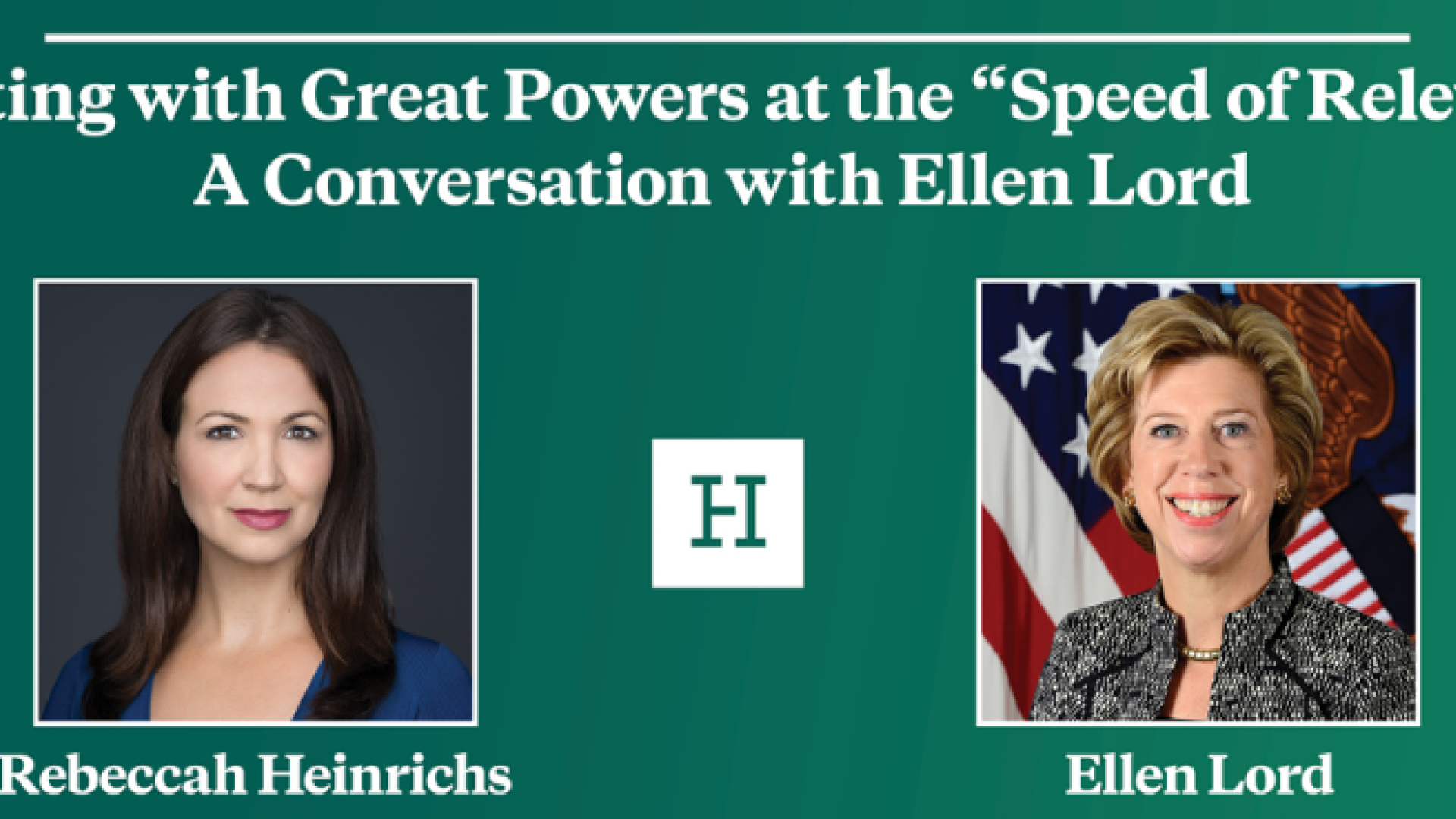 Ellen Lord | Hudson Institute