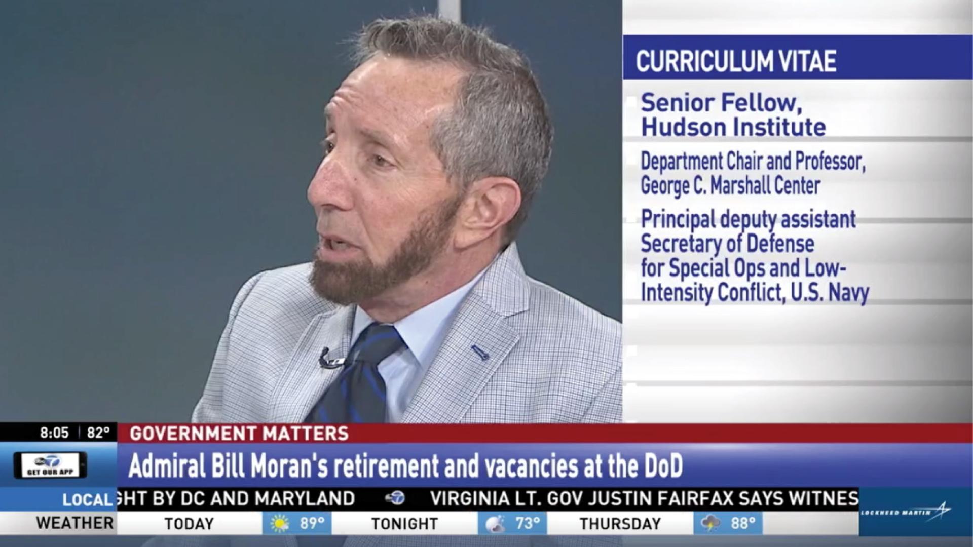 Admiral Moran's Retirement and Vacancies at the DoD | Hudson Institute