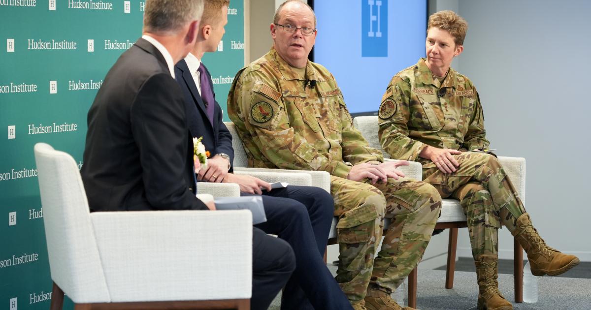 Lt. Gen. Richard Moore Jr. and Lt. Gen. Leah Lauderback spoke about the ...