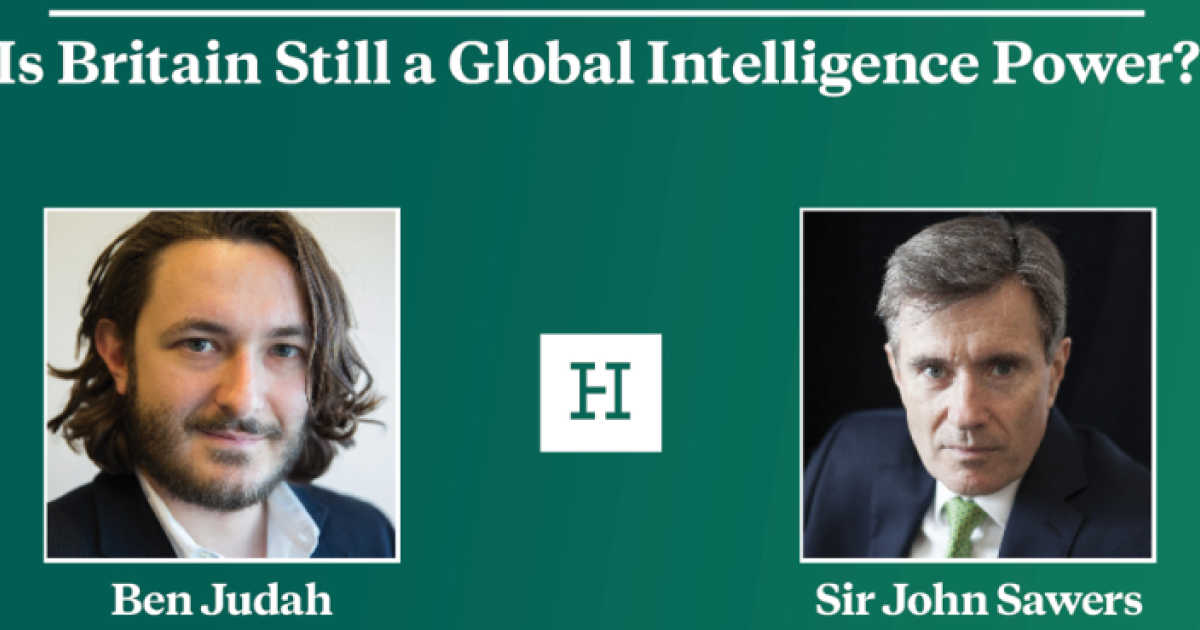 Video Event | Is Britain Still a Global Intelligence Power? | Hudson ...