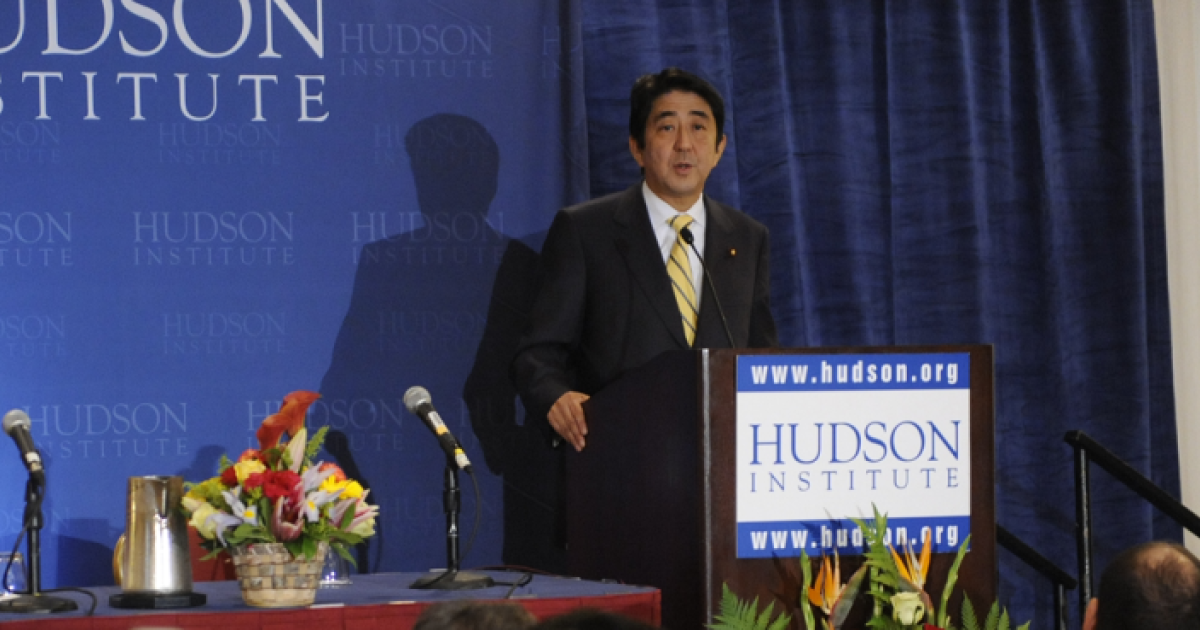 Hudson Institute Thanks Japanese Prime Minister Shinzo Abe | Hudson ...