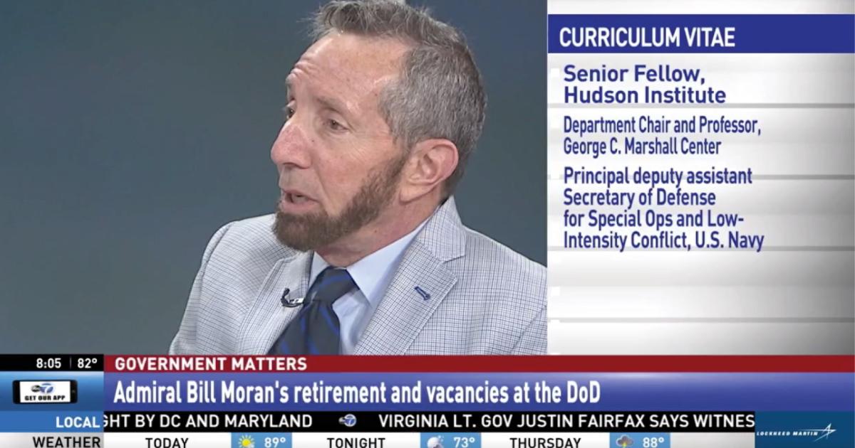 Admiral Moran's Retirement and Vacancies at the DoD | Hudson Institute